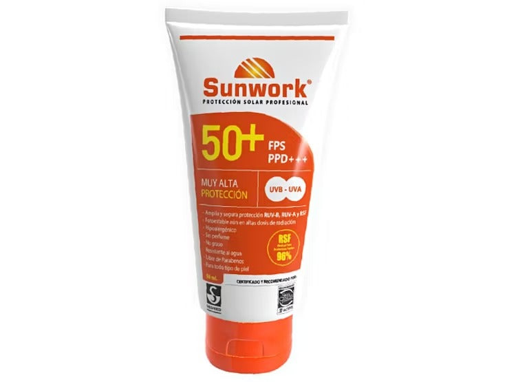 BLOQUEADOR SOLAR FPS 50 (50 ML) "SUMWORK" – Ferropolis PERU