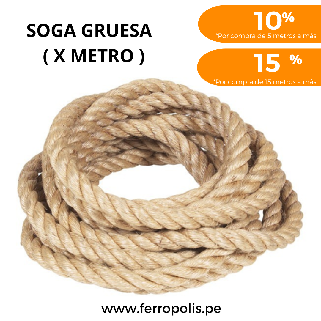 SOGA GRUESA 3/4" ( x metro ) – Ferropolis PERU