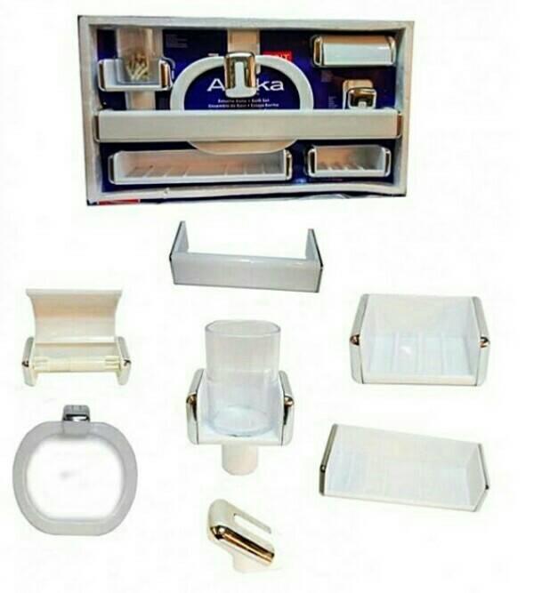 KIT ACCESORIO 7 PIEZAS BAÑO "ACITKA" – Ferropolis PERU