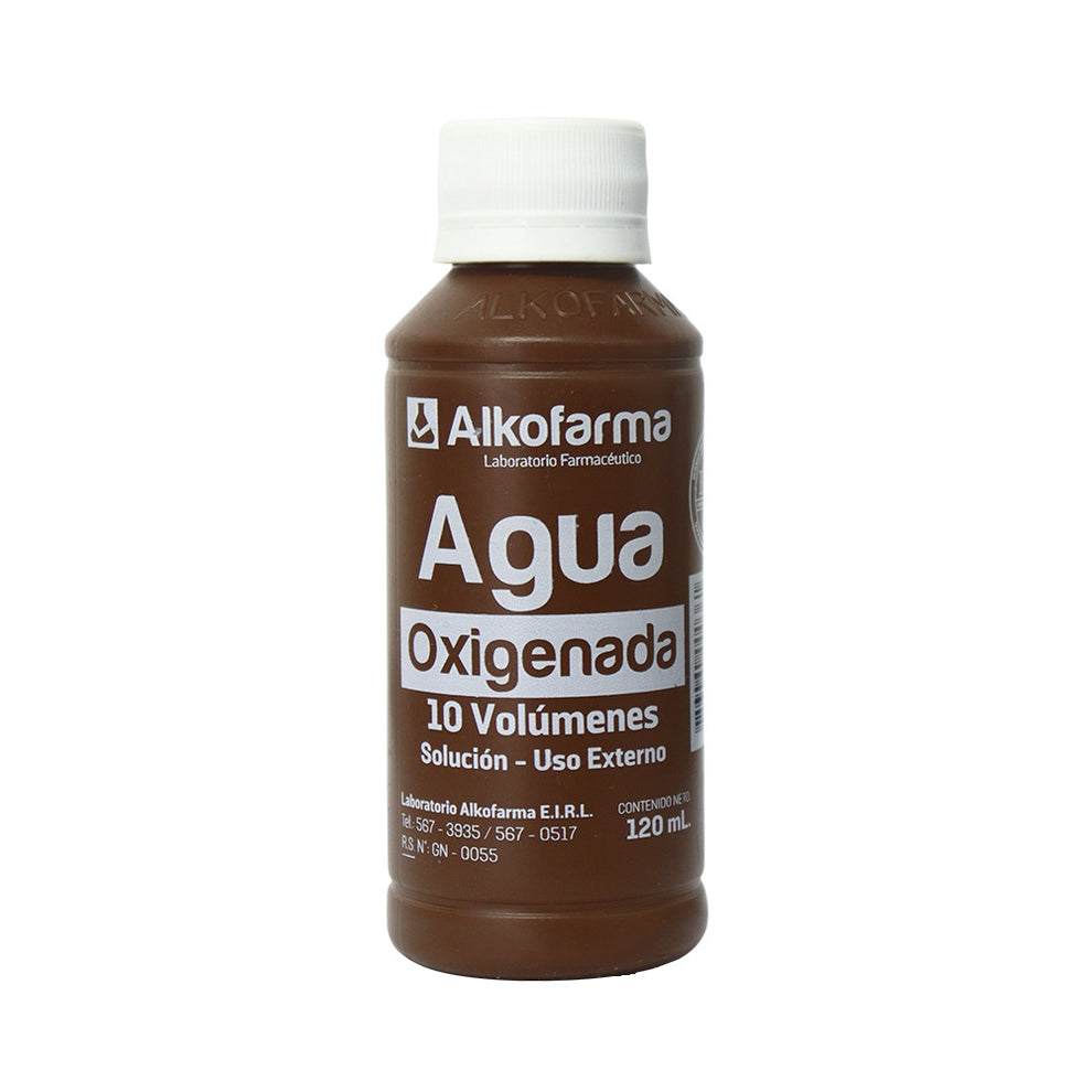 AGUA OXIGENADA DE ALKOFARMA 120ml – Ferropolis PERU