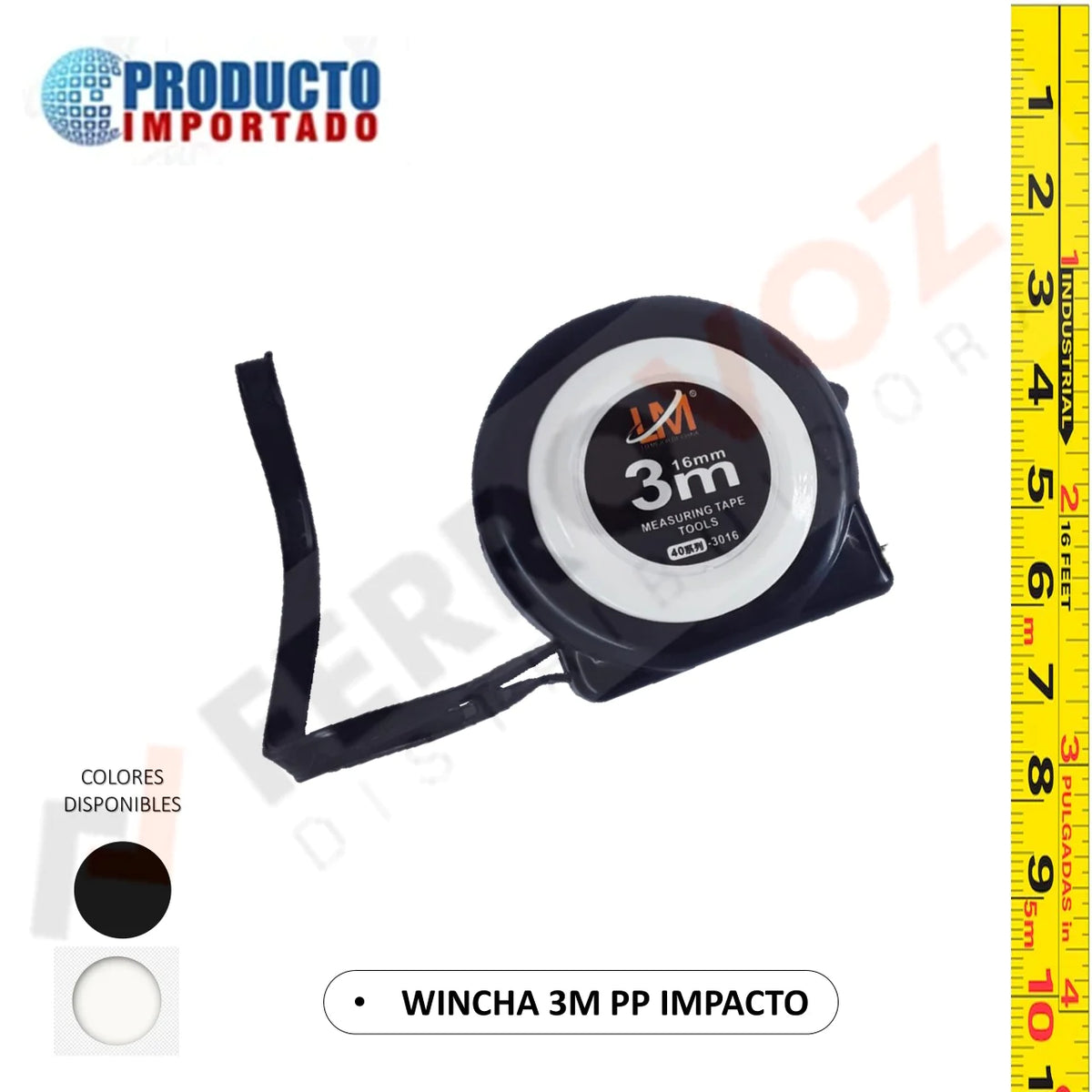 WINCHA 3M PP IMPACTO B/N – Ferropolis