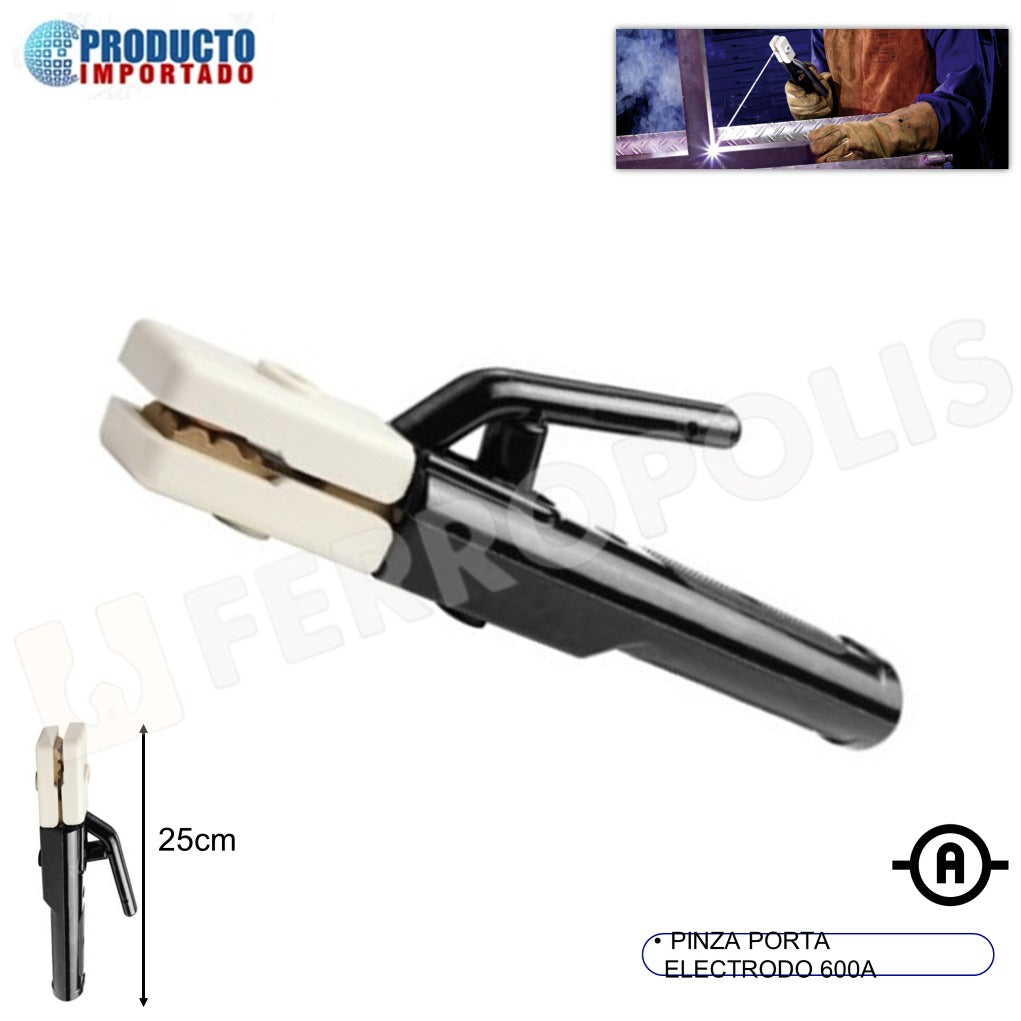 PINZA PORTA ELECTRODO 600A – Ferropolis PERU