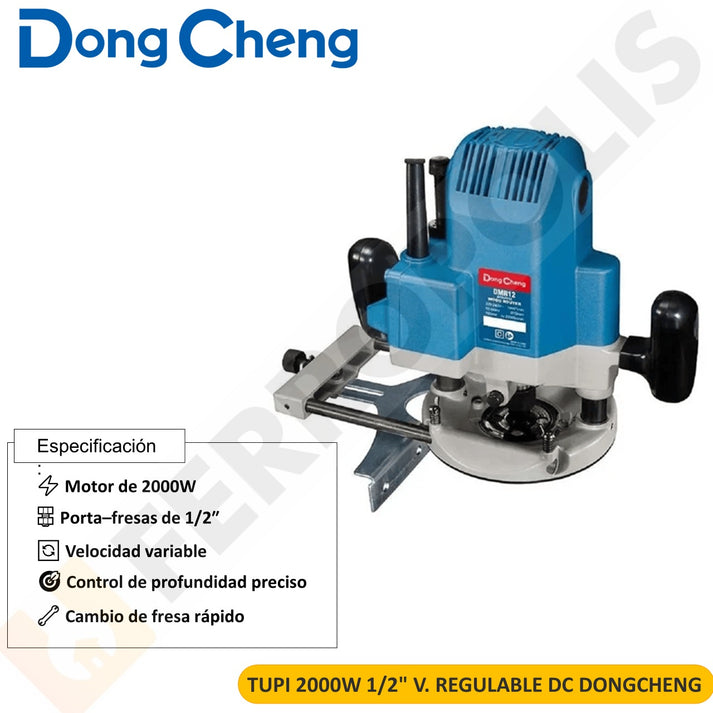 TUPI 2000W 1/2" V. REGULABLE DONGCHENG – Ferropolis PERU