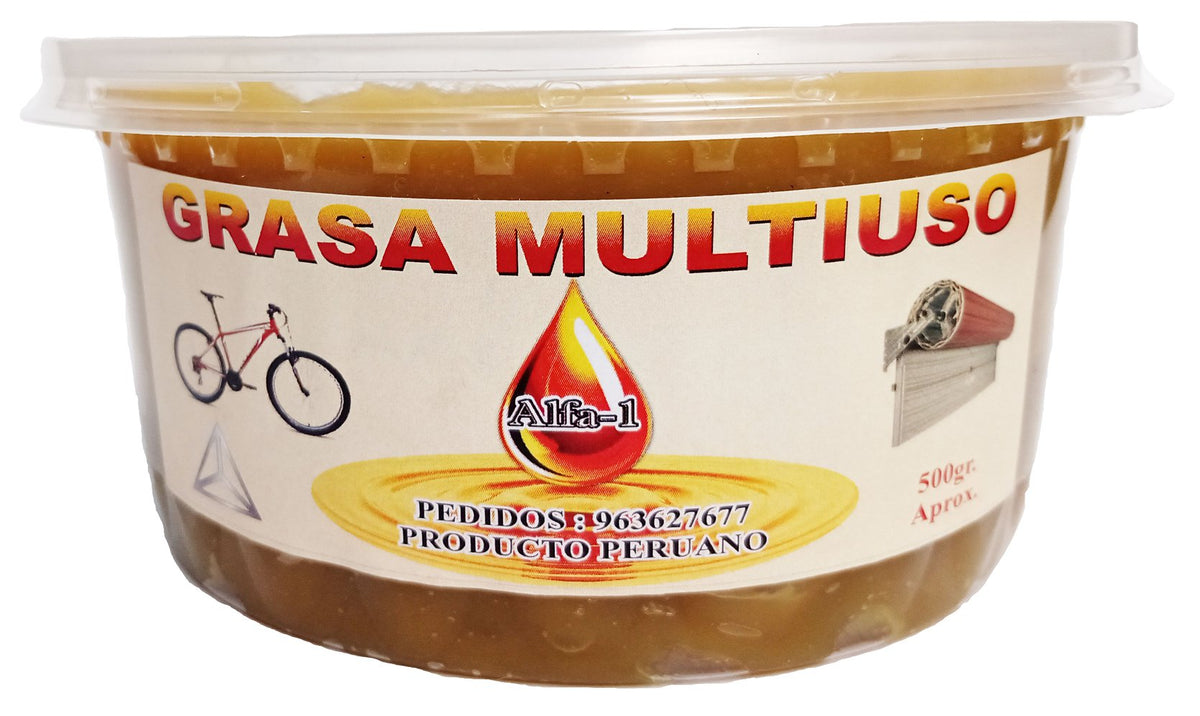 GRASA MULTIUSO 500GR "ALFA" – Ferropolis PERU