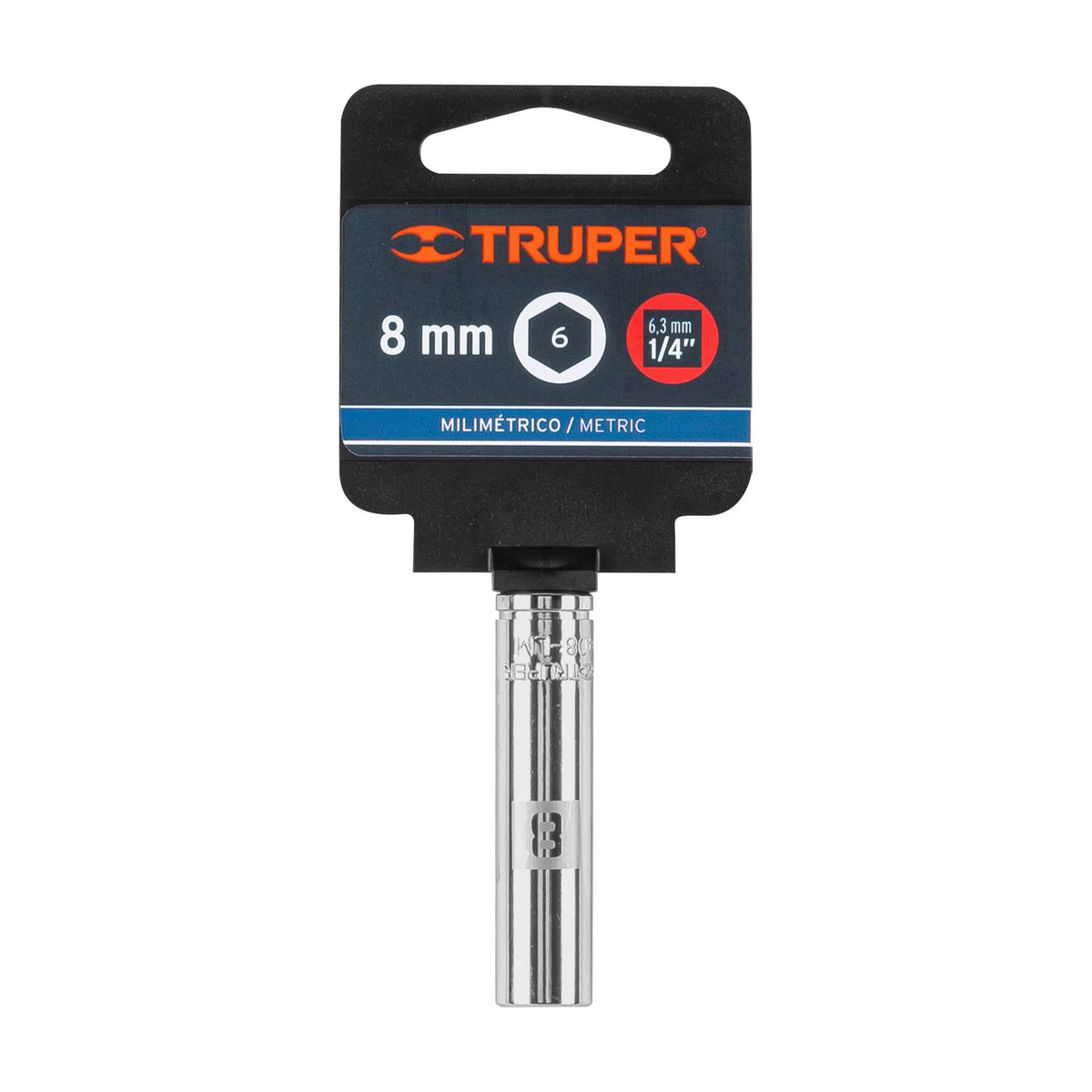 DADO TUBULAR HEXAGONAL 1/4"x 8MM "TRUPER" – Ferropolis PERU