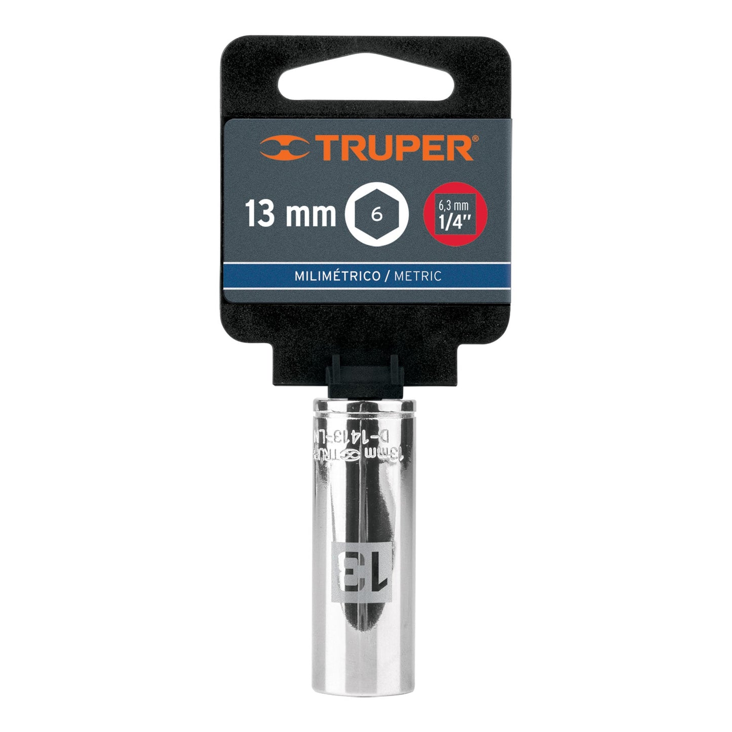 DADO TUBULAR HEXAGONAL 1/4"x 13MM "TRUPER" – Ferropolis PERU