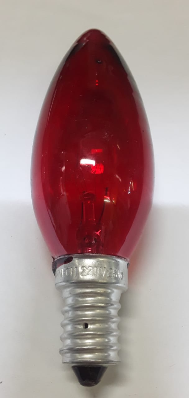 FOCO DECORATIVO ROJO 40 W "GENOVA" – Ferropolis PERU