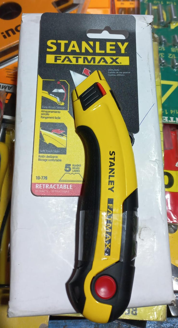 CUTTER REFORZADO RETRACTIL "STANLEY" – Ferropolis PERU