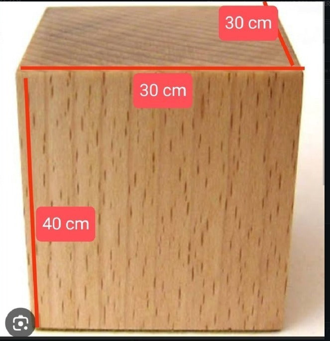 TACO MADERA 30CM x 30CM x 40CM roble – Ferropolis PERU