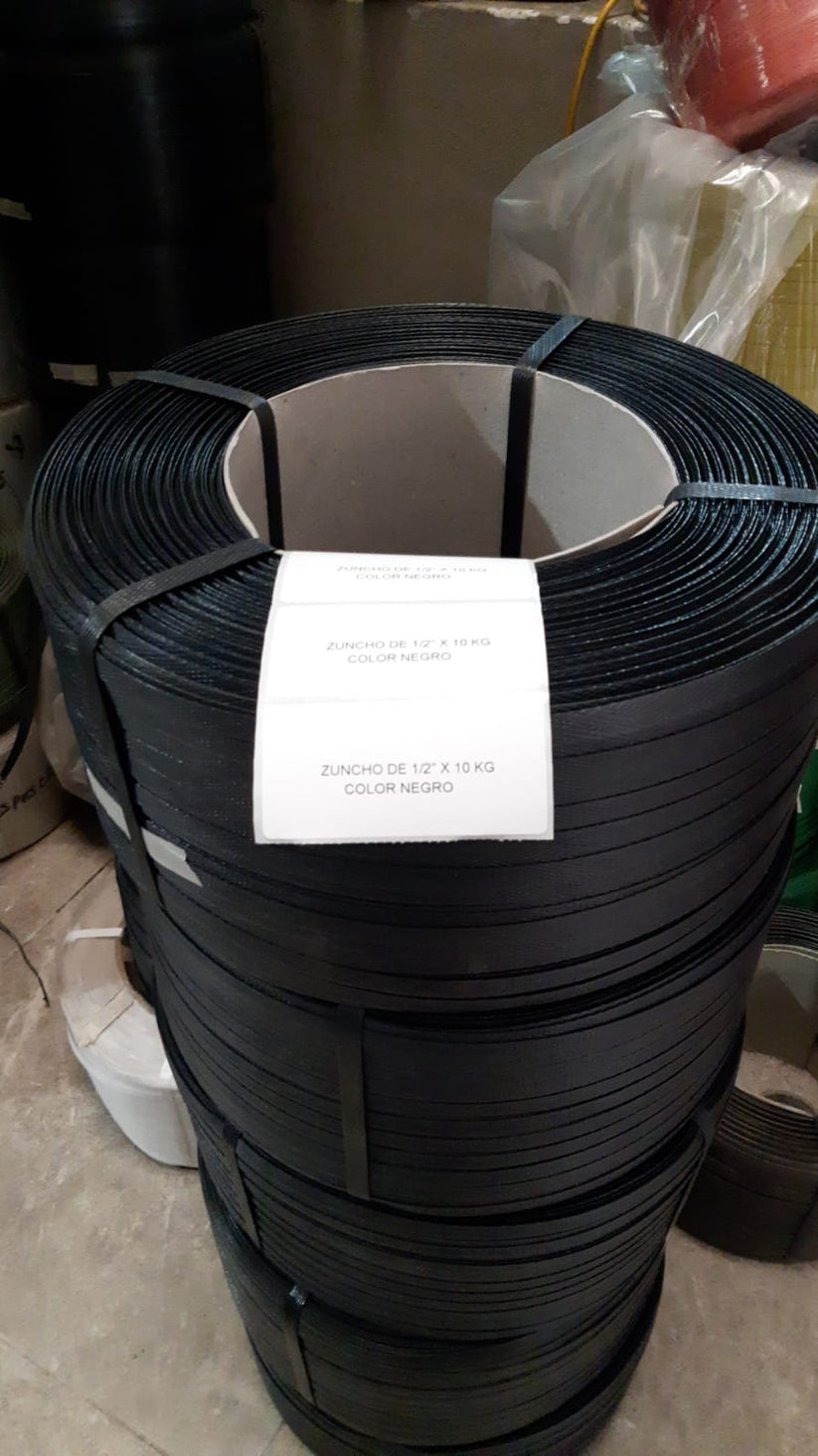 ZUNCHO PLASTICO U/MANUAL ½”X10 KG (1200 MTS APROX) – Ferropolis PERU