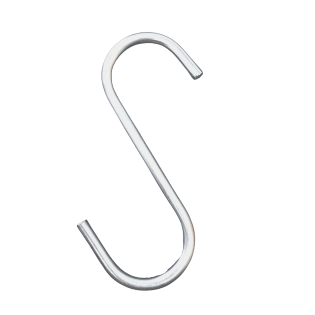 GANCHO "S"- 25cm MEDIANO (12pcs) – Ferropolis PERU