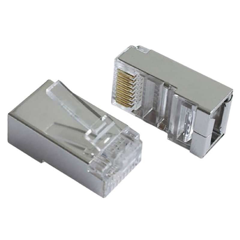 CONECTOR CABLE INTERNET RJ 45 METAL – Ferropolis PERU