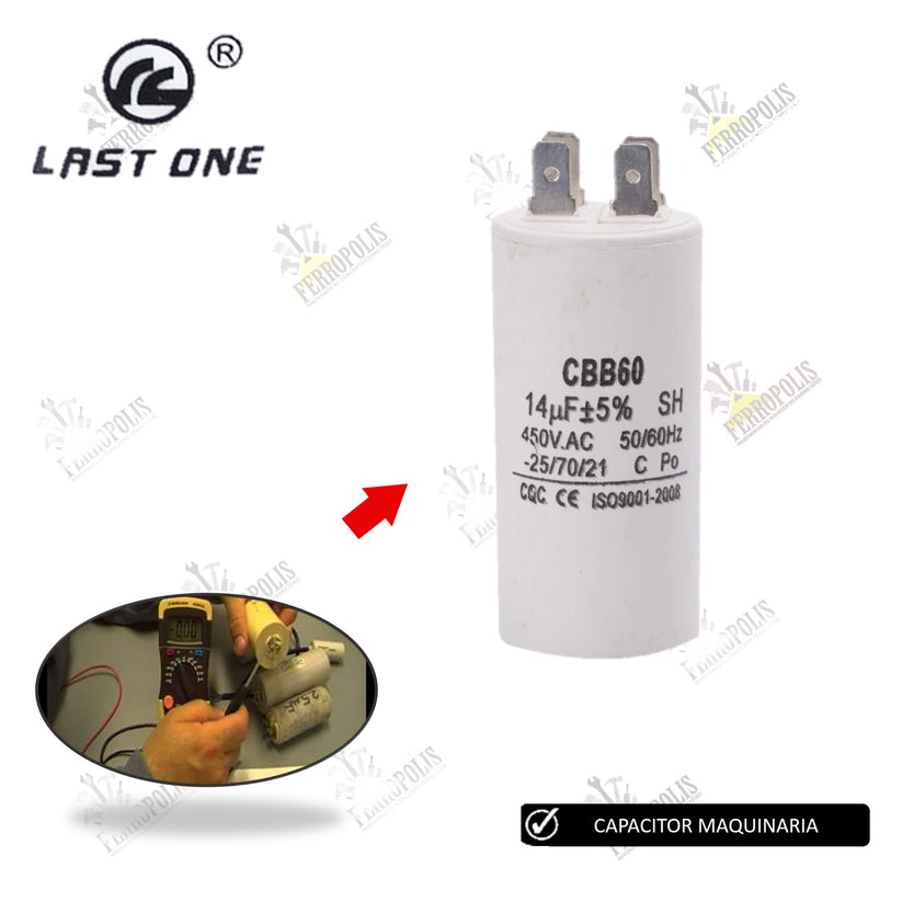 CAPACITOR MAQUINARIA 10UF – Ferropolis PERU
