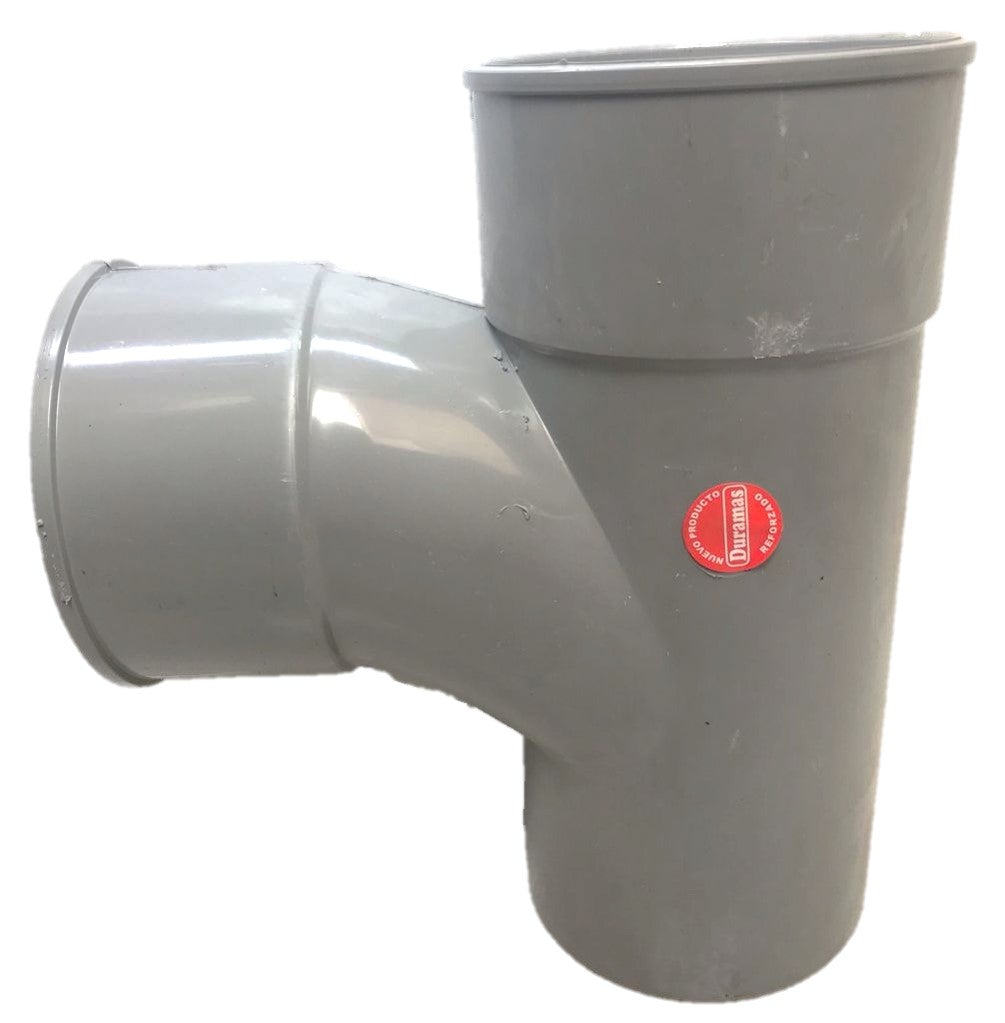 TEE SANITARIA PVC 4"X4" "COMERCIAL" – Ferropolis PERU