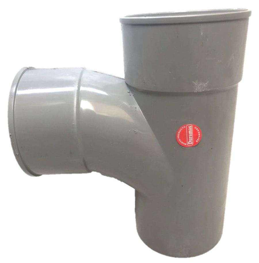 TEE SANITARIA PVC 4"X4" "COMERCIAL" – Ferropolis PERU
