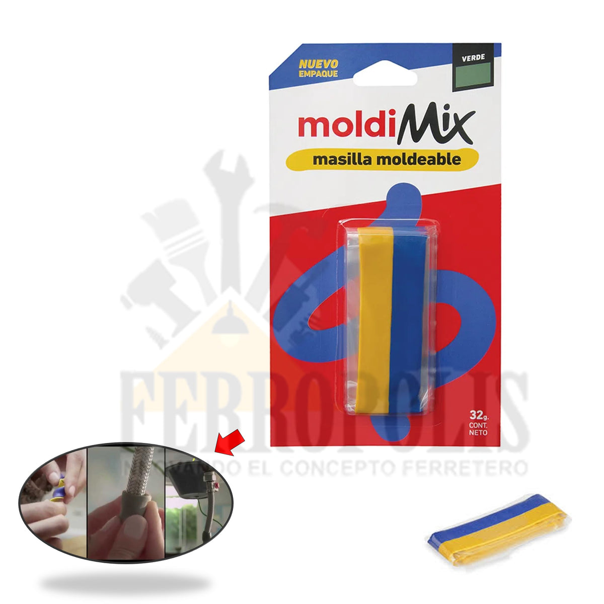 MASILLA EPOXICA "MOLDIMIX" 27GR – Ferropolis PERU