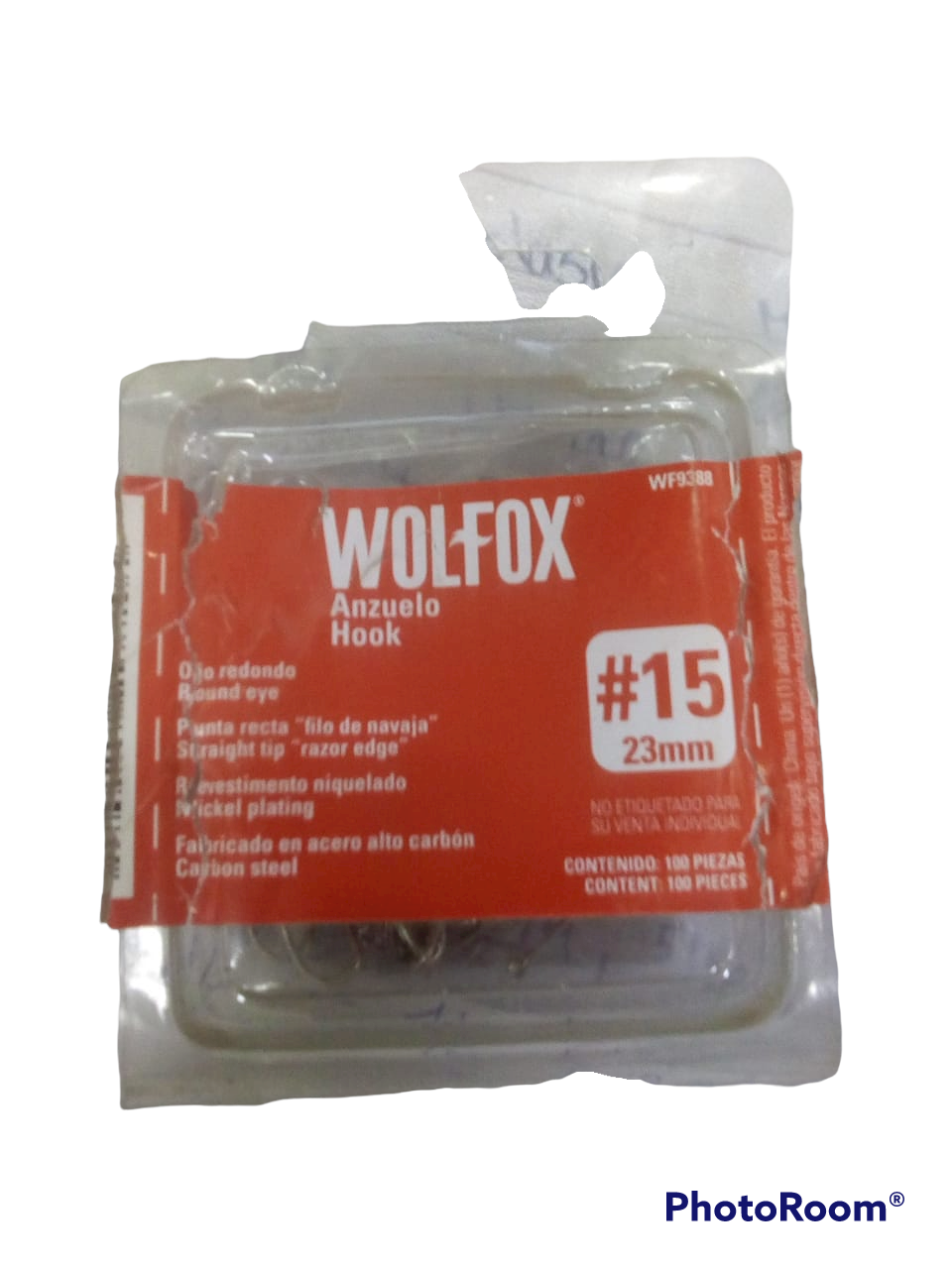ANZUELO #15 "WOLFOX" ( 12 PCS) – Ferropolis PERU