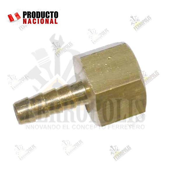 ACOPLE BRONCE 1/4" ESPIGA X 3/8 RI – Ferropolis PERU